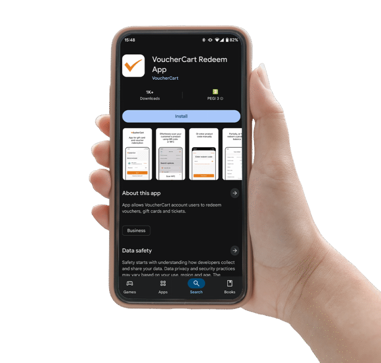 Vouchercart Redeem App - VoucherCart